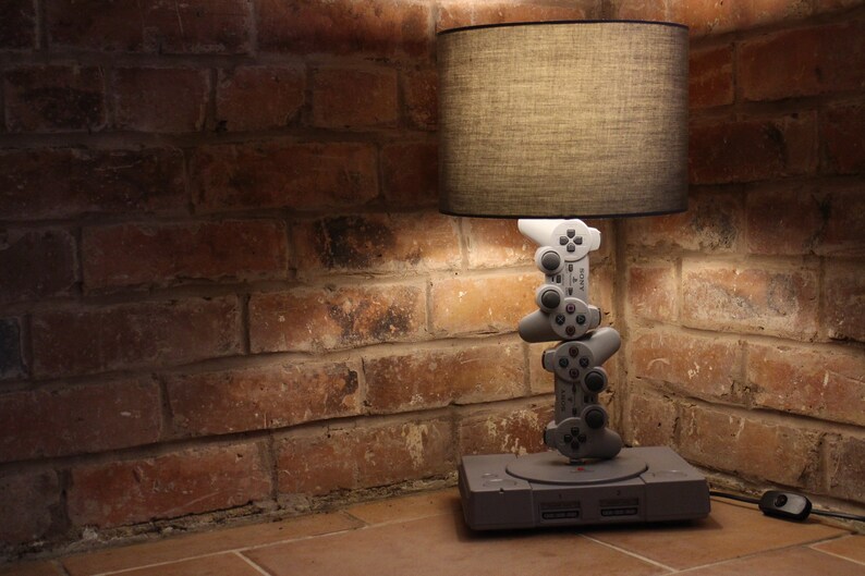 Playstation 1 PS1 Retro Gamer Desk Lamp Playstation Grey | Etsy