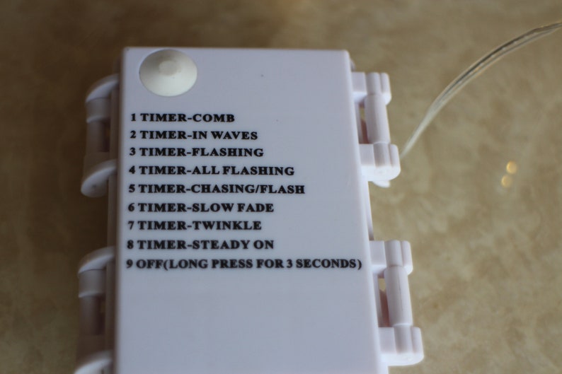 50 Led Light string Fun Fairy Lights Battery Powered | Etsy