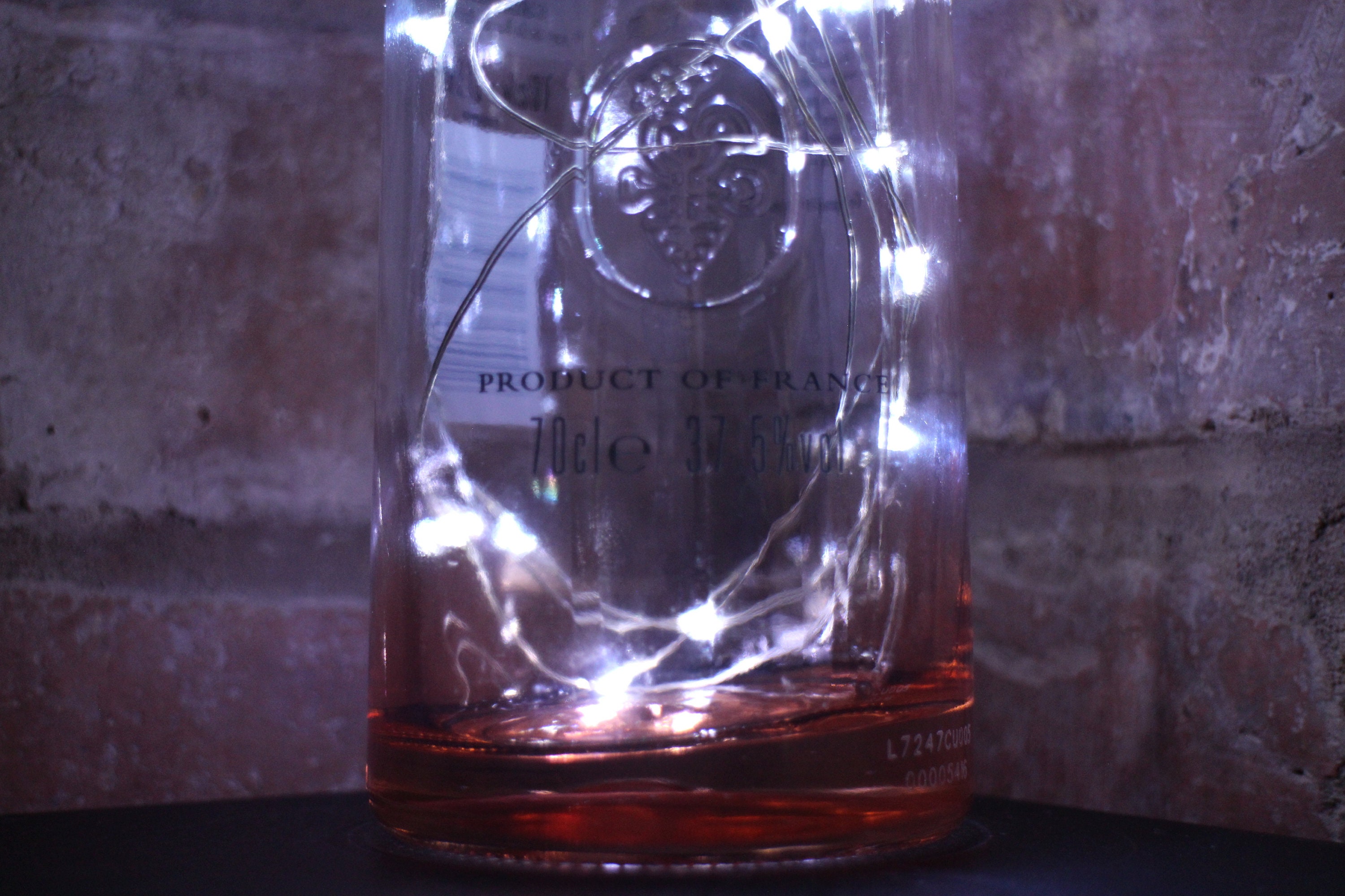 Ciroc Mango Vodka Bottle Lamp 20 LED Lights Upcycled Man | Etsy