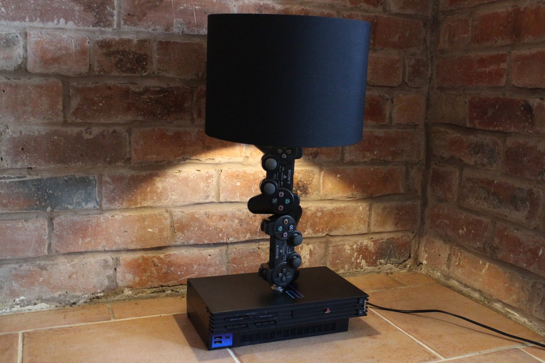Playstation Two Black PS2 Retro Gaming Desk Lamp Geek Chic Gift - Etsy