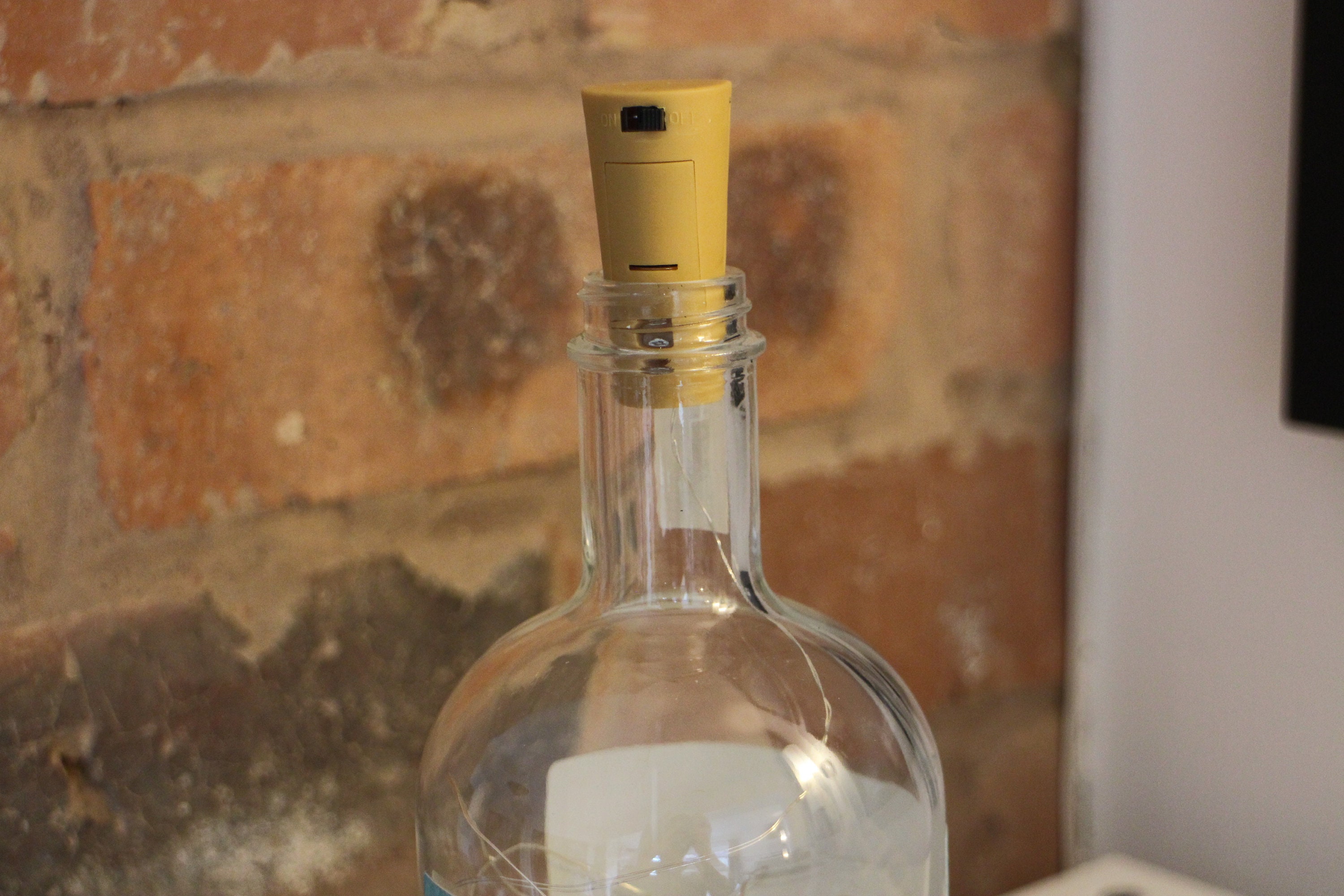 Pineapple Grenade Rum Bottle Lamp 20 LED Lights Upcycled | Etsy