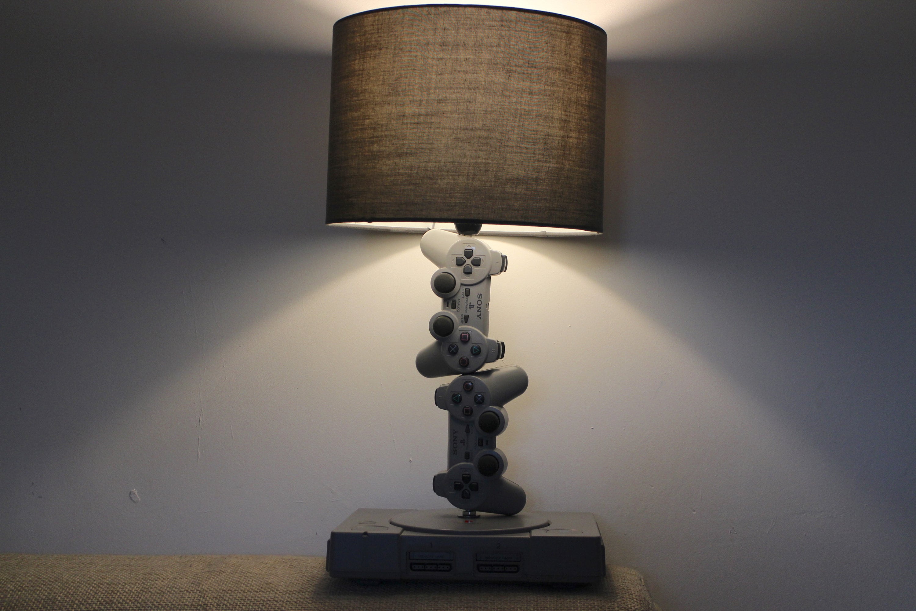 Playstation 1 PS1 Retro Gamer Desk Lamp Playstation Grey | Etsy