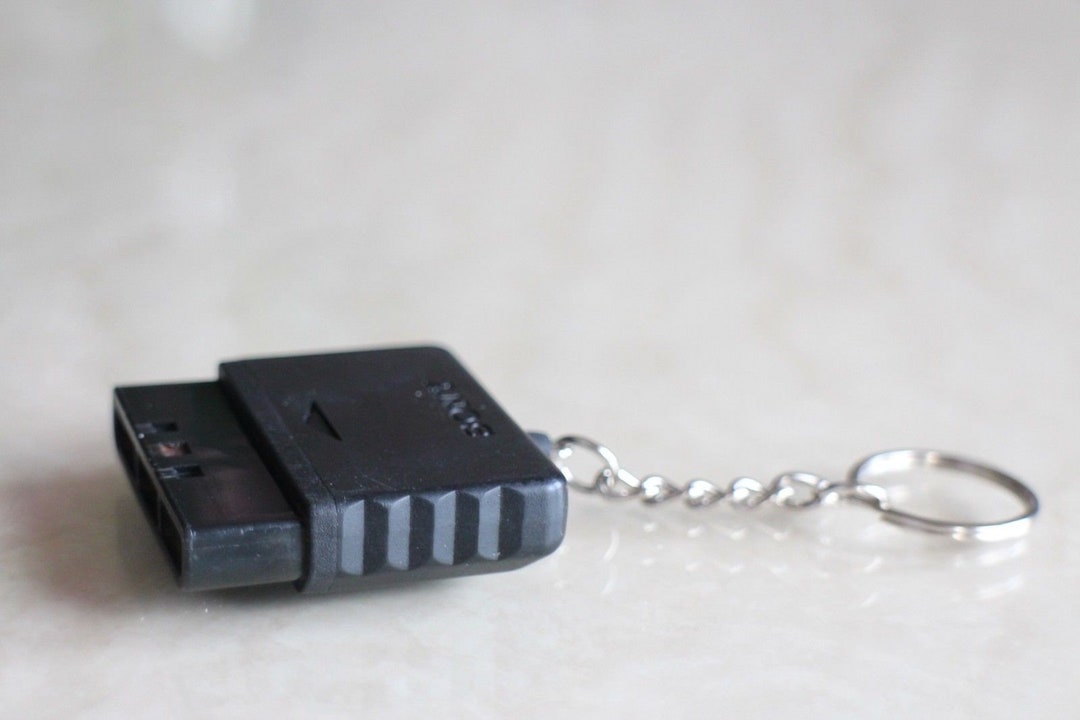 Playstation 2 Retro Gaming Keyring Keychain - Etsy