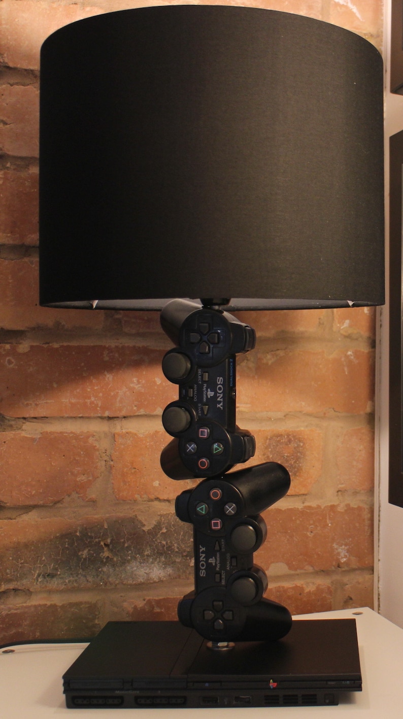 Playstation Two Slim PS2 Retro Gaming Desk Lamp Ultimate Nerd Room ...