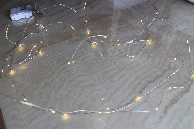 50 Led Light string Fun Fairy Lights Battery Powered | Etsy