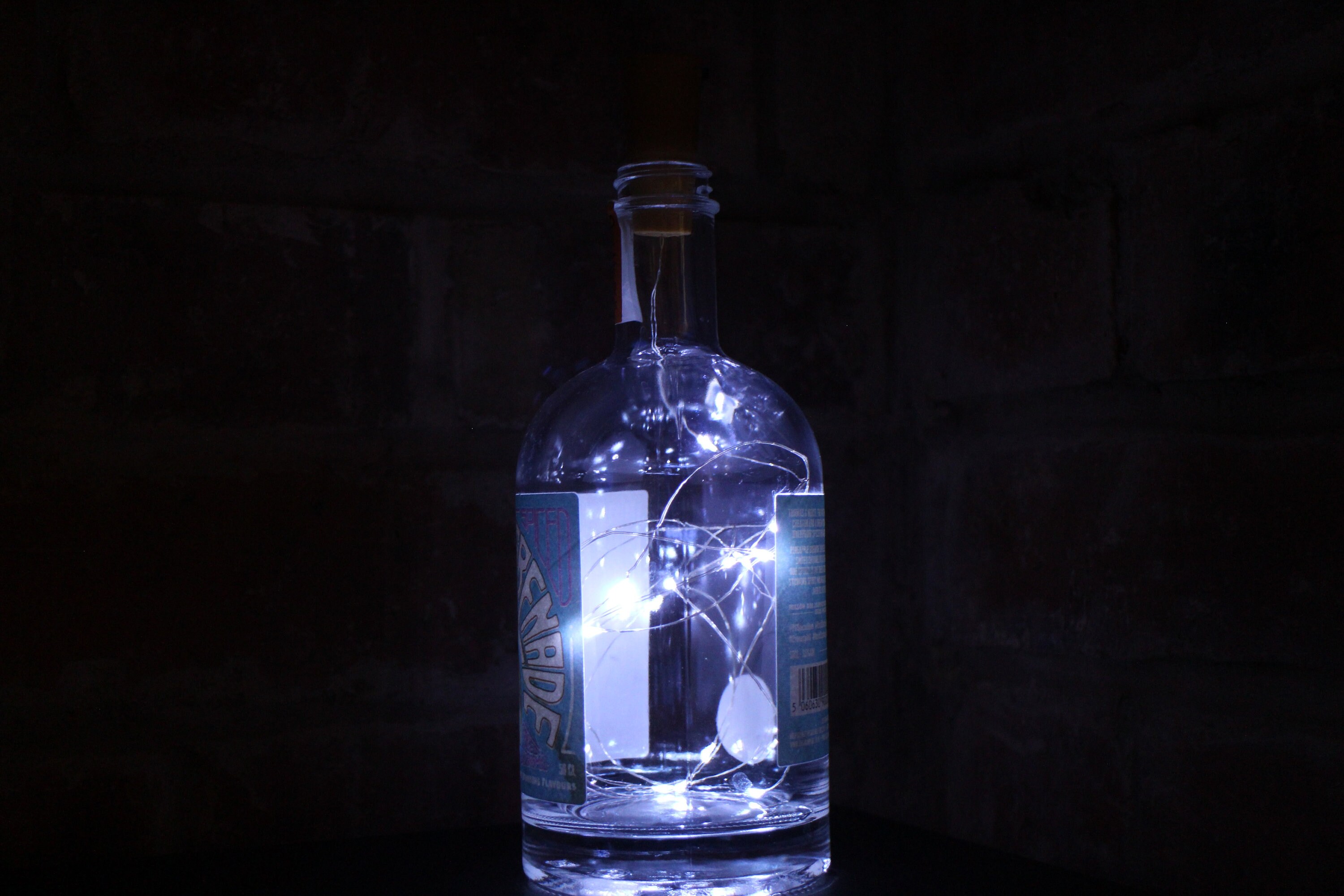 Pineapple Grenade Rum Bottle Lamp 20 LED Lights Upcycled | Etsy