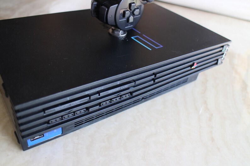 Playstation Two Black PS2 Retro Gaming Desk Lamp Geek Chic | Etsy