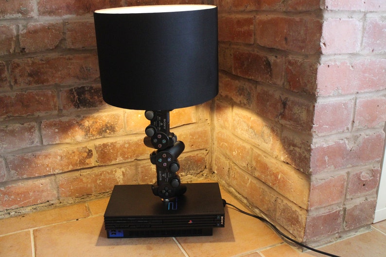 Playstation Two Black PS2 Retro Gaming Desk Lamp Geek Chic | Etsy