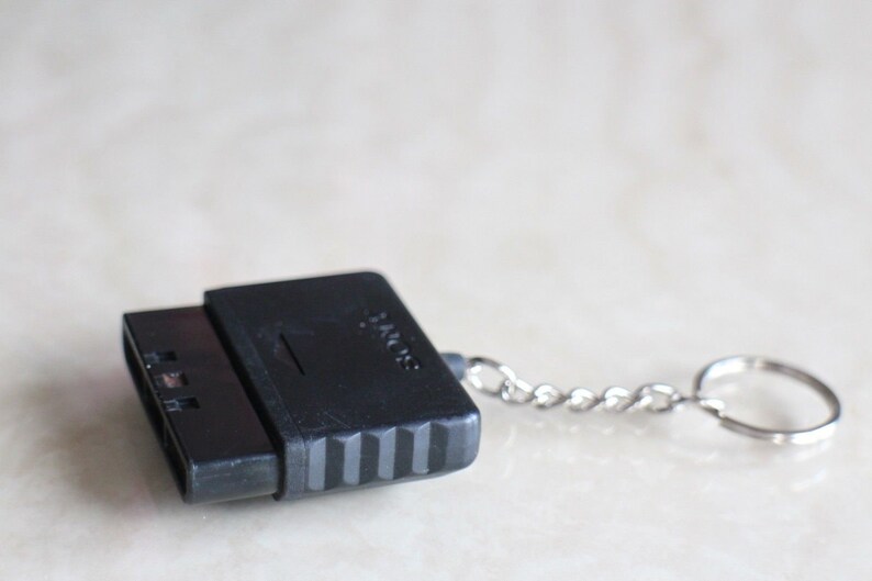 Playstation 2 Retro Gaming Keyring Keychain | Etsy