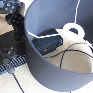 Playstation Two Black PS2 Retro Gaming Desk Lamp Geek Chic Gift - Etsy