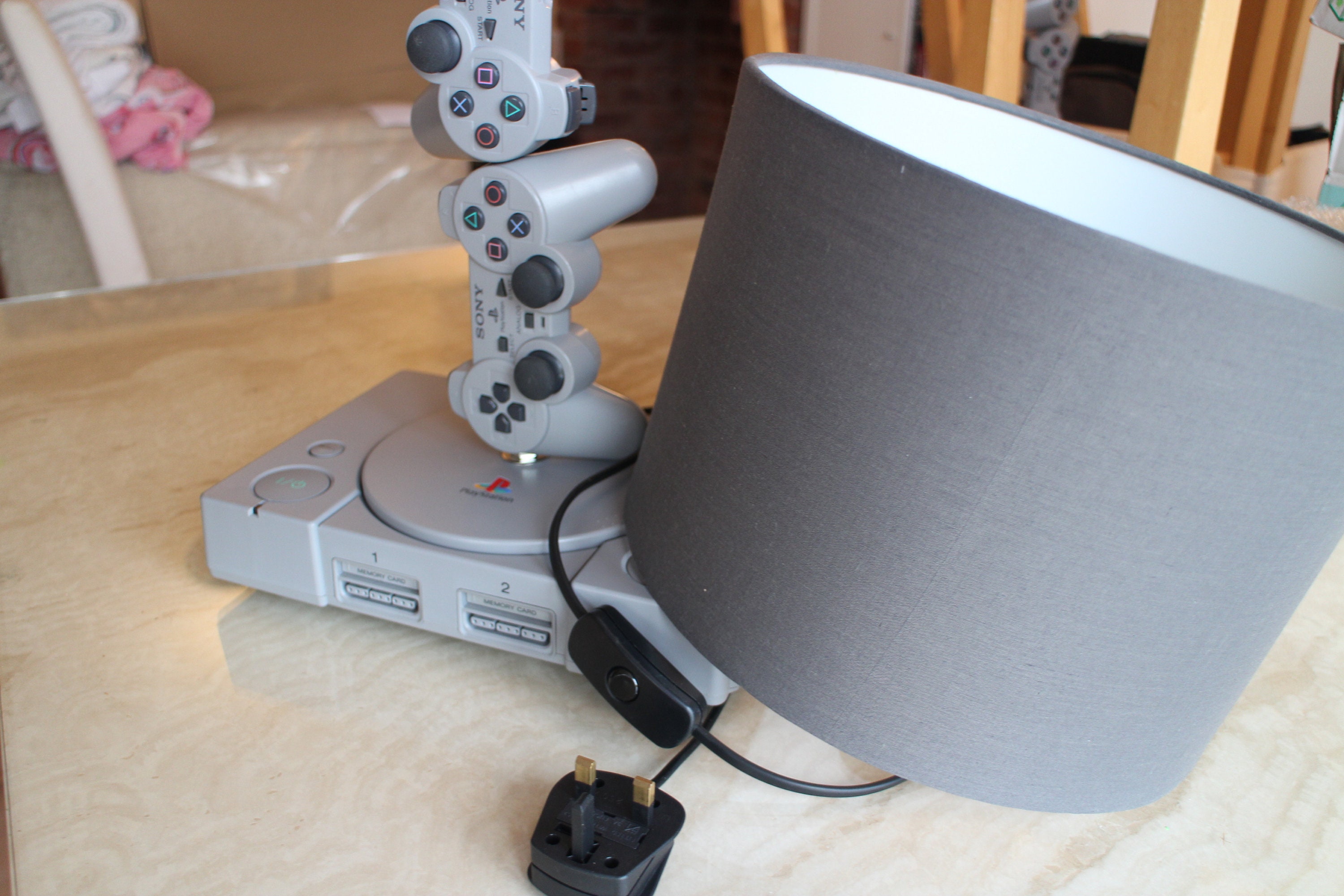 Playstation 1 PS1 Retro Gamer Desk Lamp Playstation Grey | Etsy