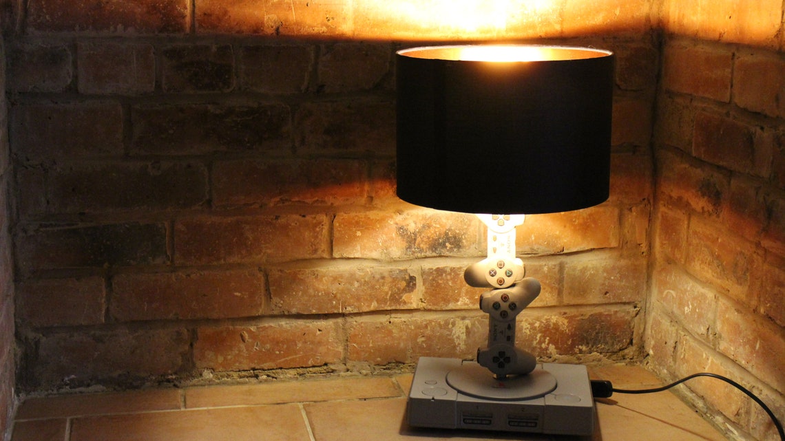 Playstation One Lamp PS1 Retro Gamer Desk Lamp | Etsy