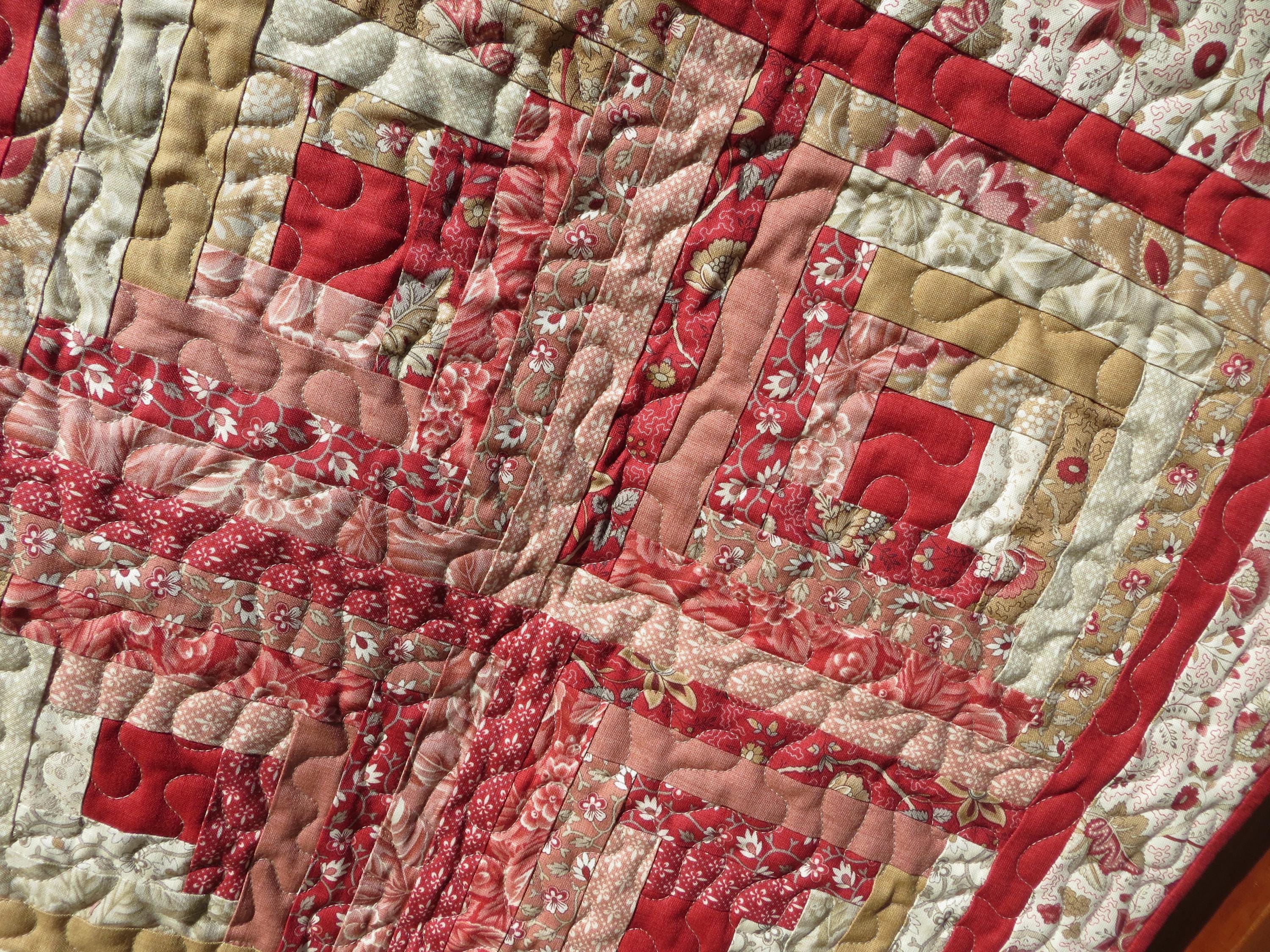 Little Log Cabin Miniature Quilt - Etsy