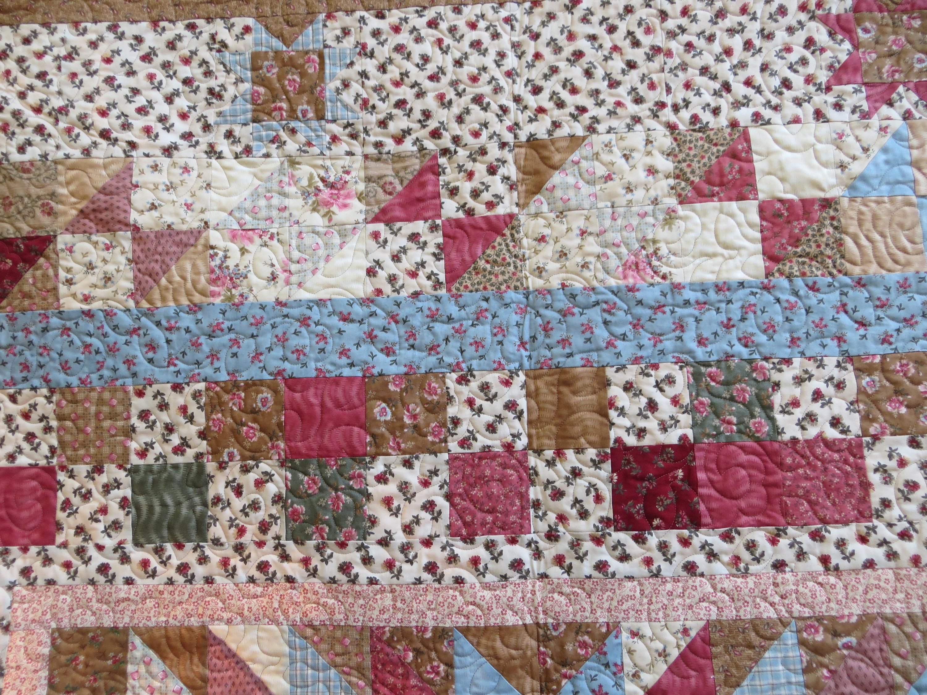 Calico Craze 1870's Quilt Made With Reproduction Dress Prints - Etsy