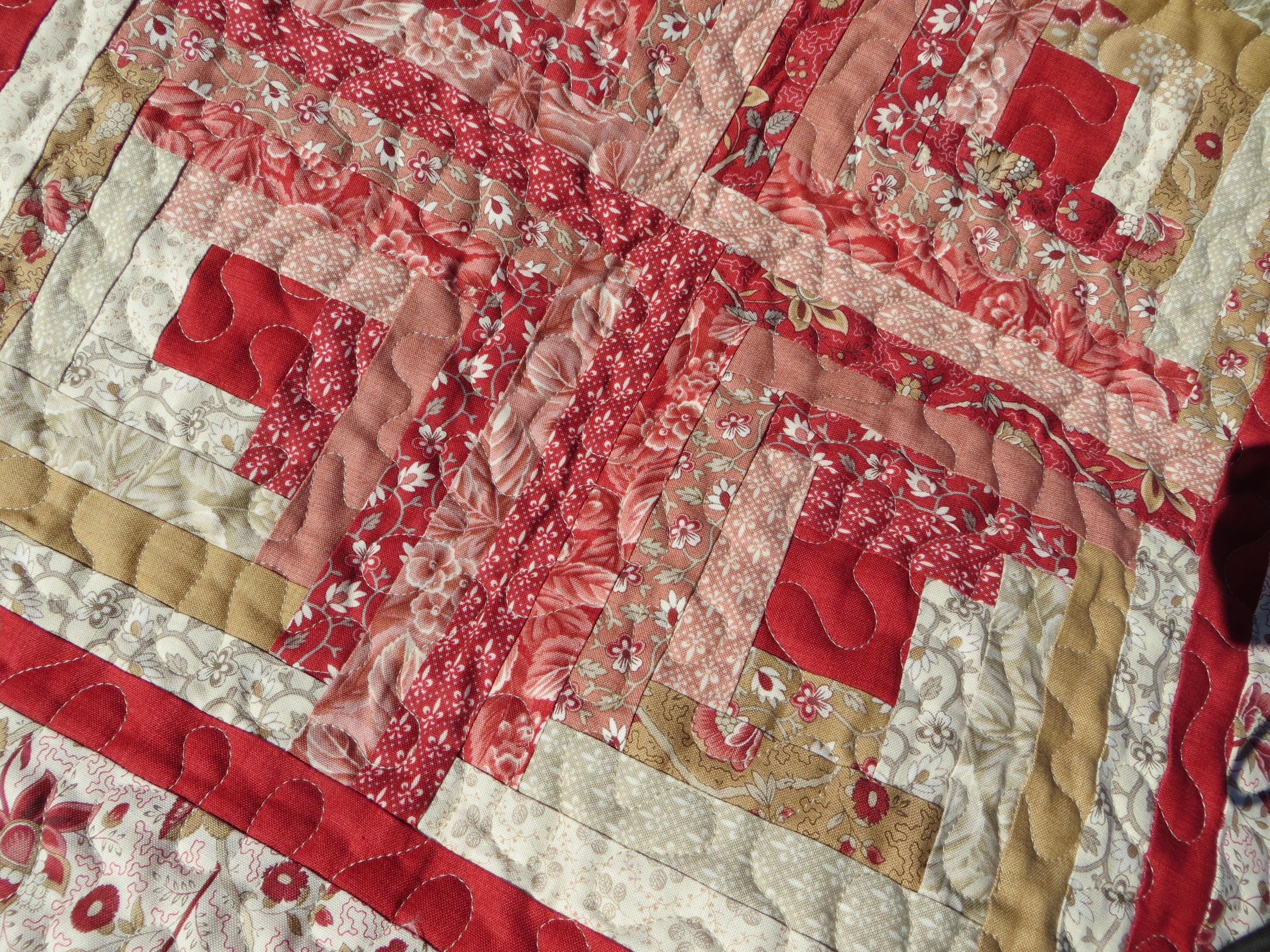 Little Log Cabin Miniature Quilt - Etsy