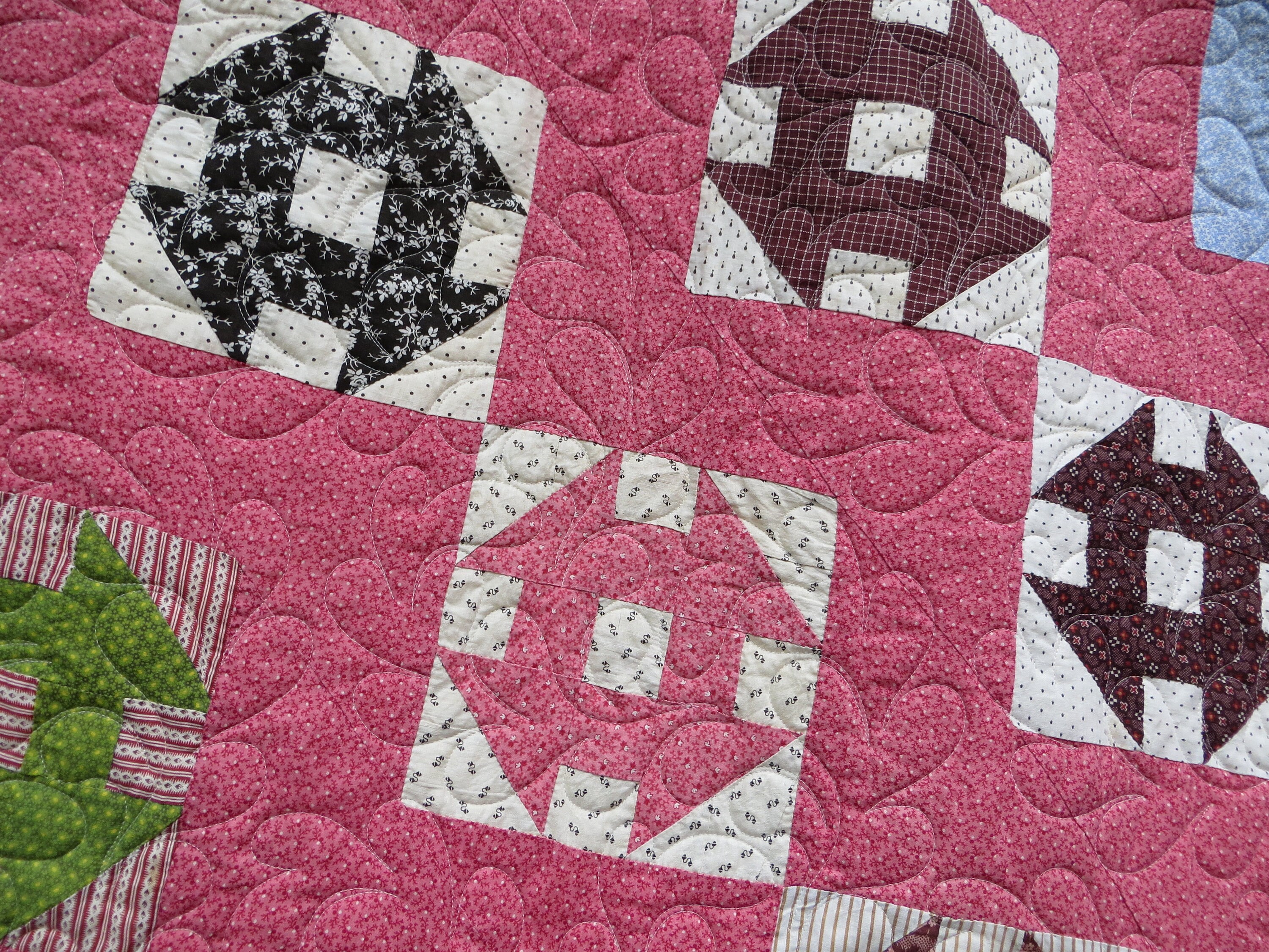 Antique Churn Dash Quilt Top Completed and Quilted - Etsy