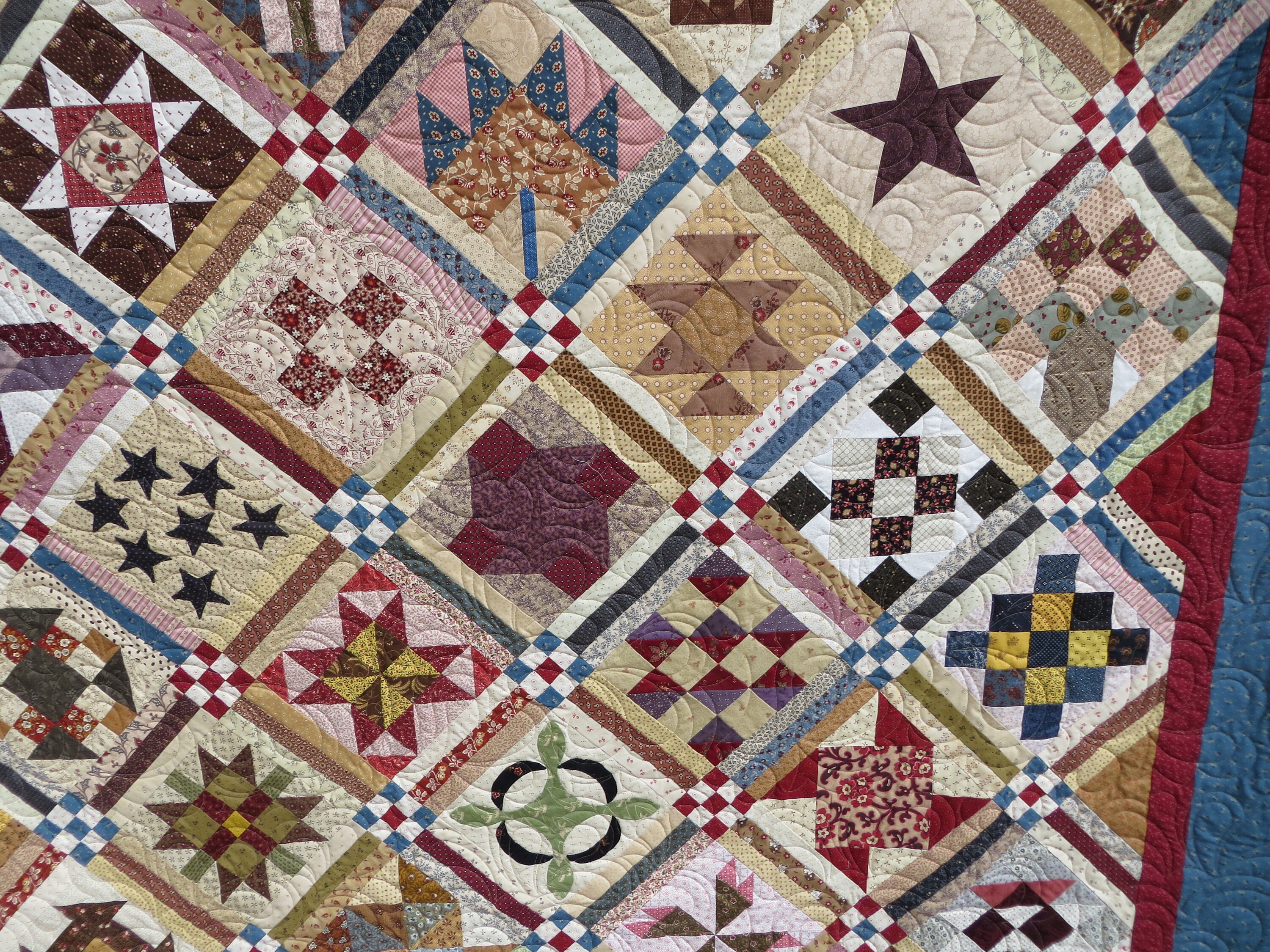 Civil War Sampler Reproduction Historical Quilt - Etsy