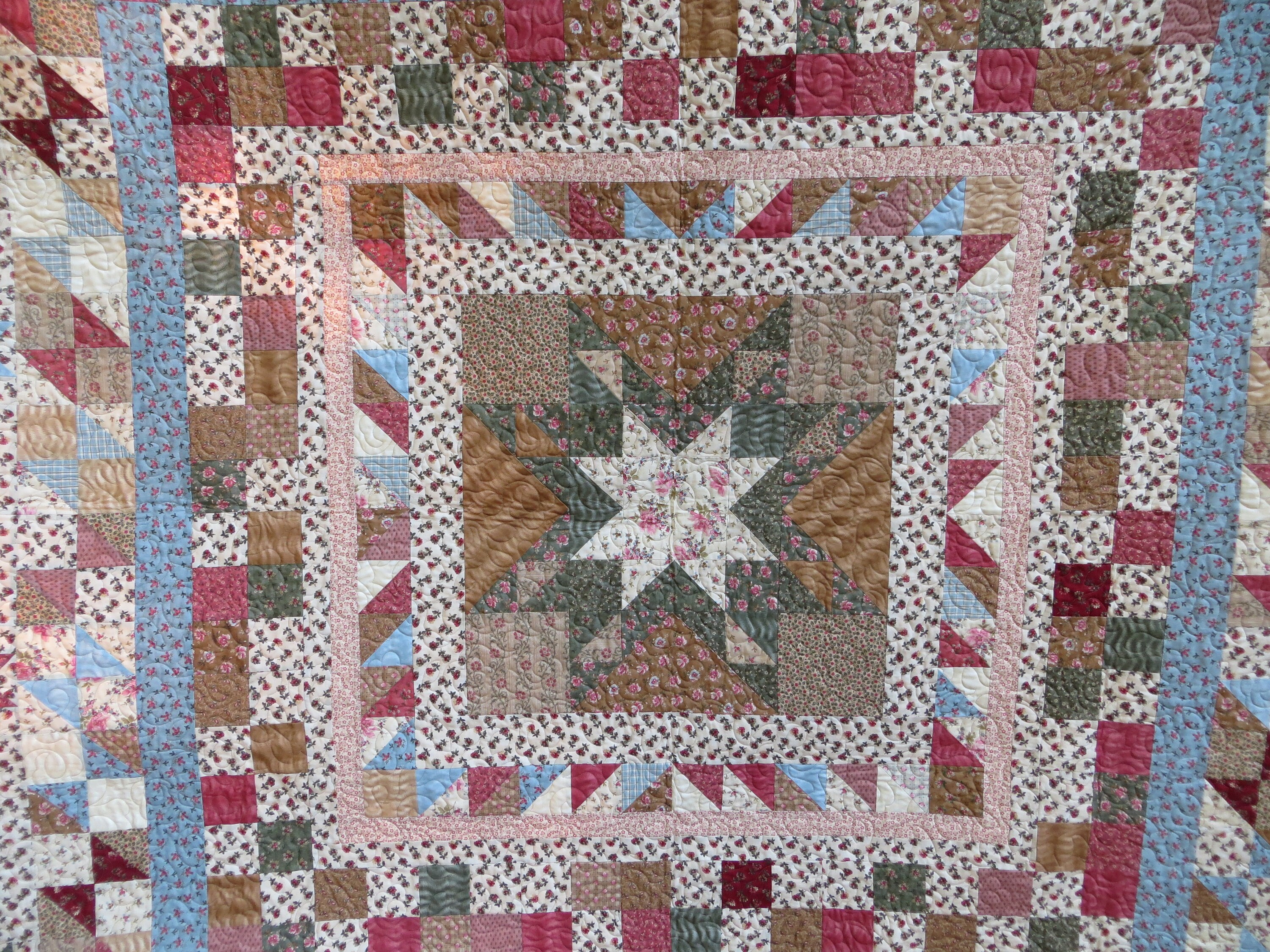 Calico Craze 1870's Quilt Made With Reproduction Dress Prints - Etsy
