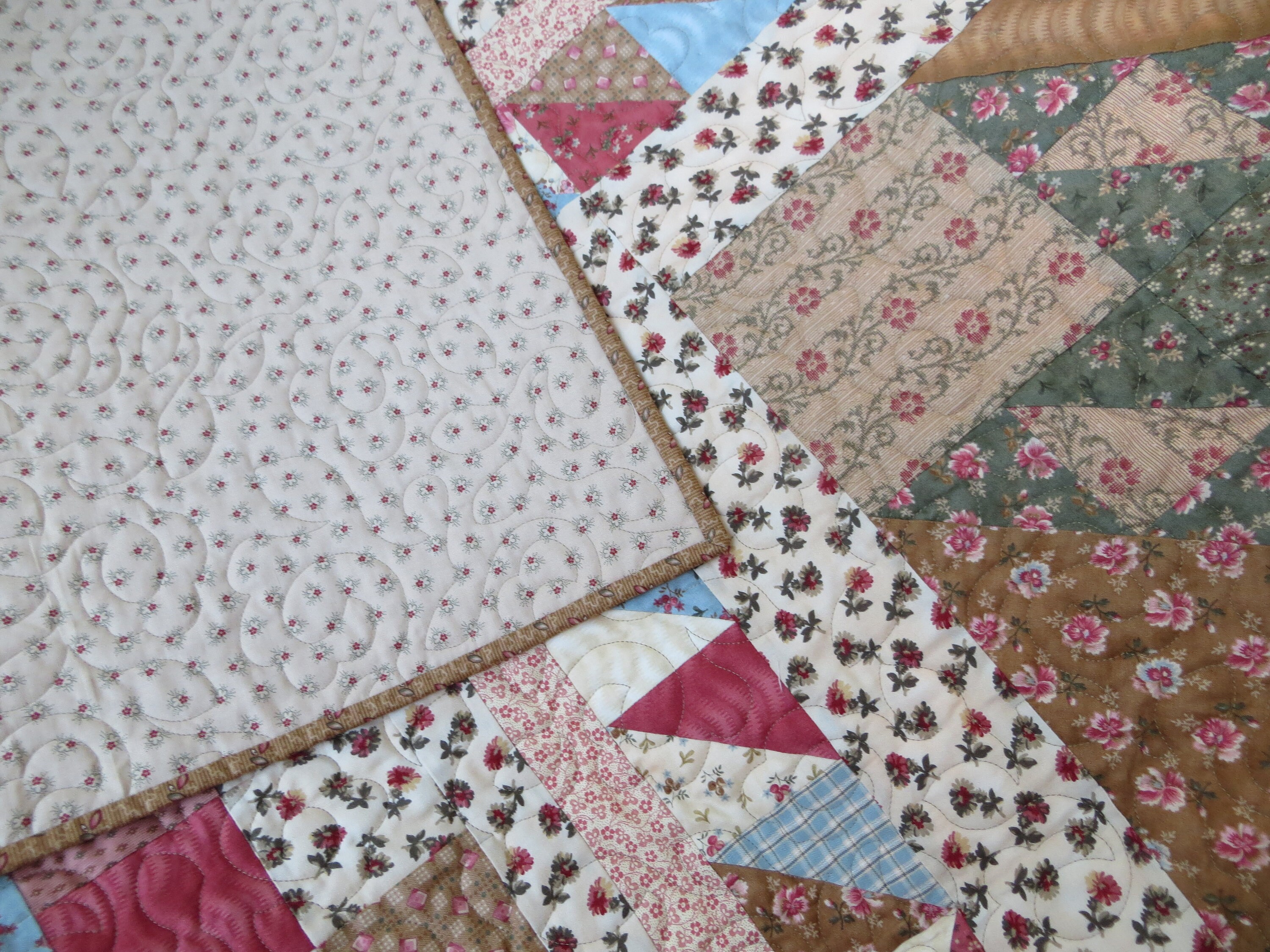 Calico Craze 1870's Quilt Made With Reproduction Dress Prints - Etsy