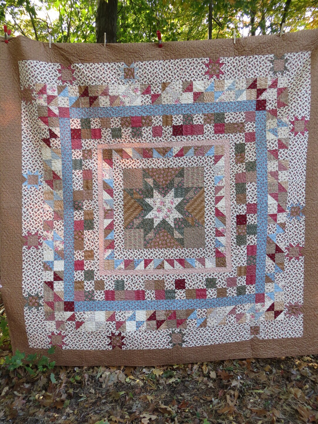 Calico Craze 1870's Quilt Made With Reproduction Dress Prints - Etsy