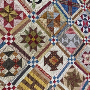 Civil War Sampler Reproduction Historical Quilt - Etsy