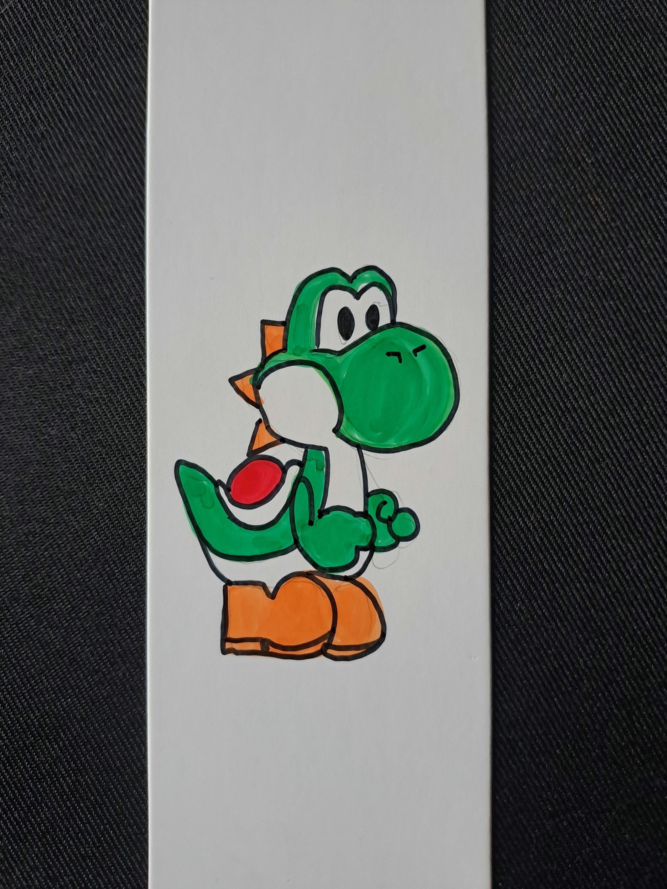Mario Character Bookmarks X4 Pack - Etsy