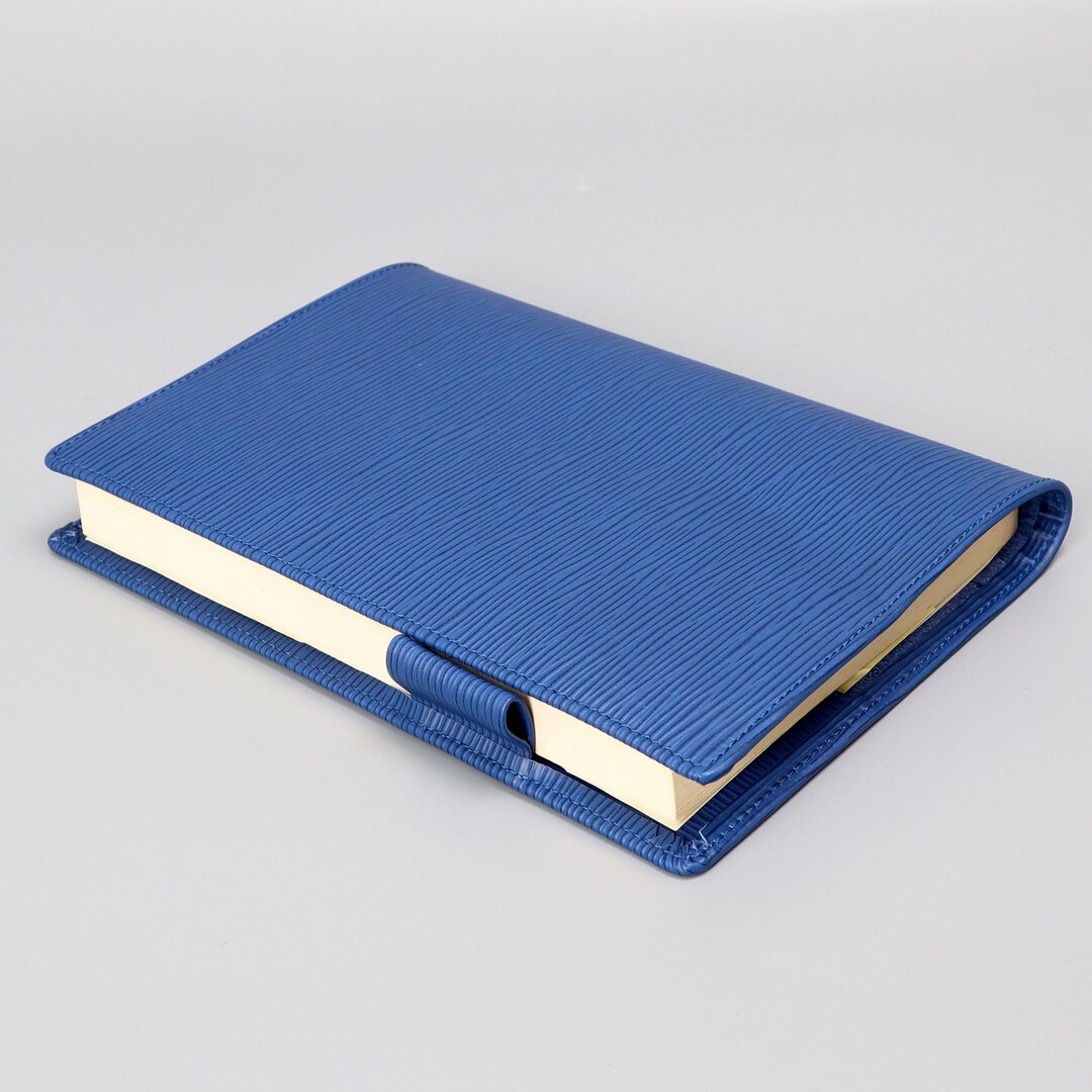 Epi Leather Handmade Leather Book Covers, Personalized Book Cover ...
