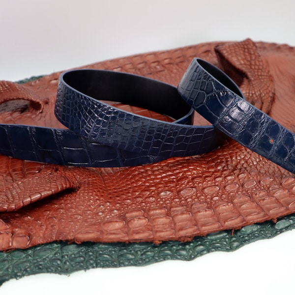 Mens Reversible Alligator Belt - Etsy