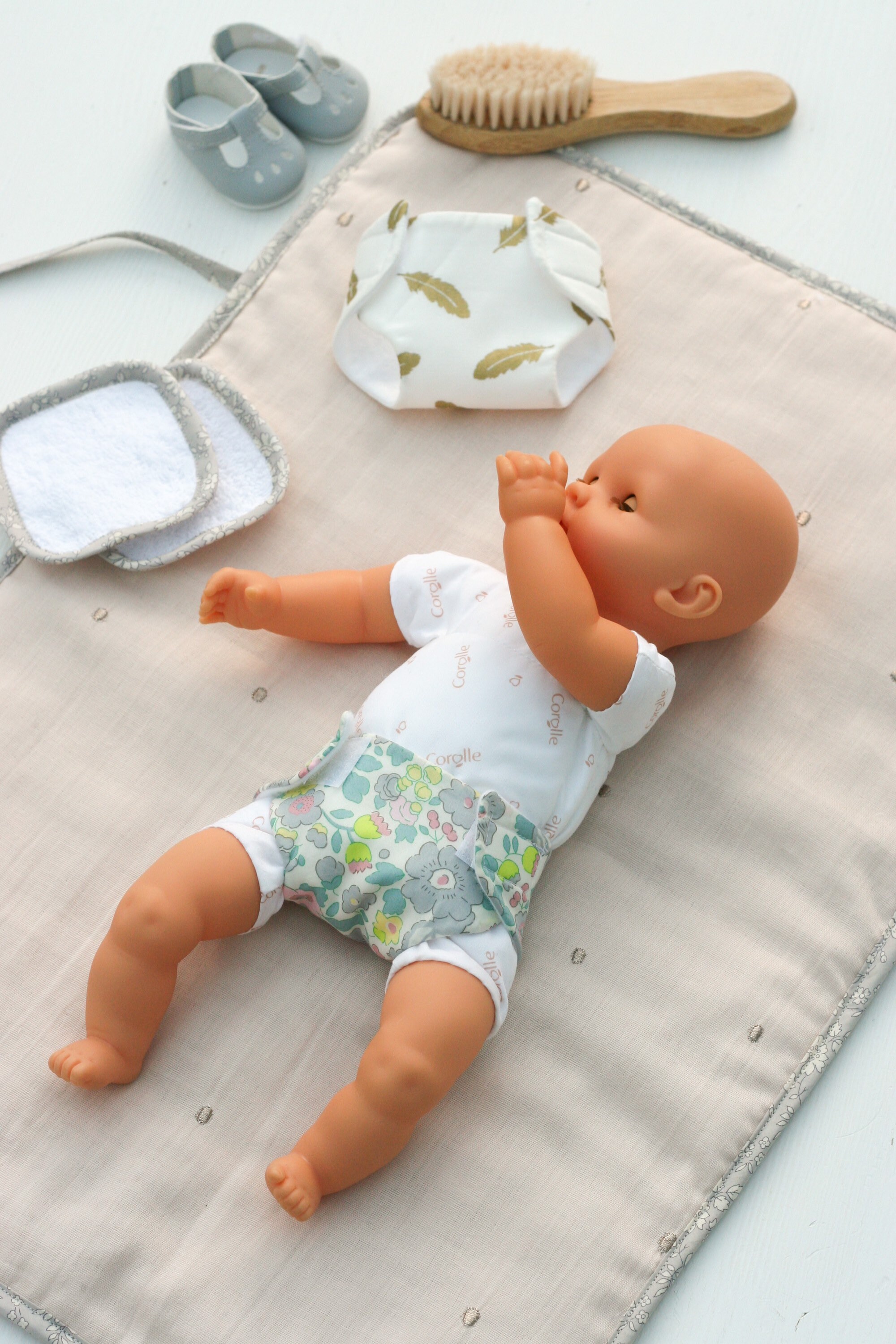 Baby Doll Nappy . Baby Doll Diaper . Nappy for Dinkum Dolls Miniland ...