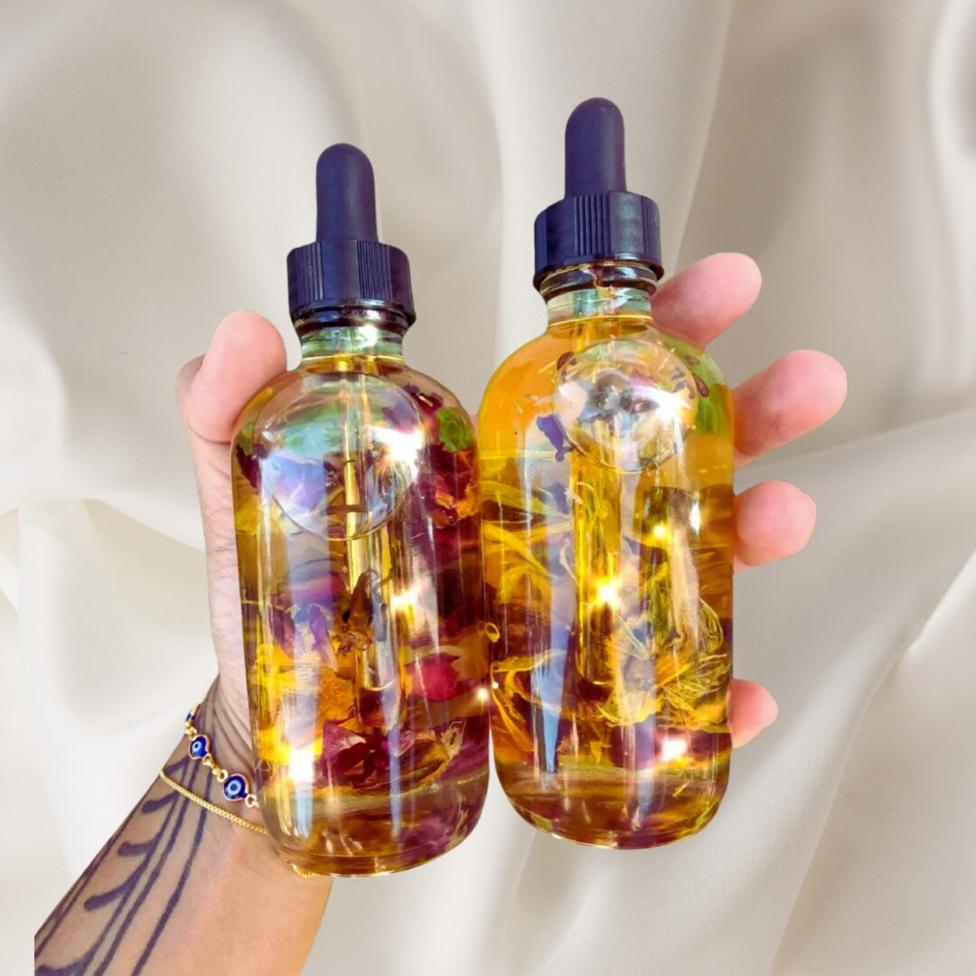 Rose Calendula Body Oil With Rose Quartz | Private Label Luxury ...