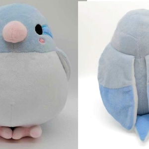 Parrotlet Plushie - Borb Round Parrot Stuffed Animal Bird - Etsy