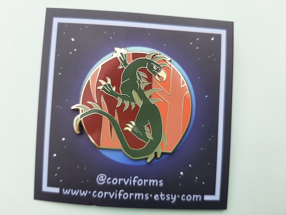 Hork-bajir Animorphs Inspired Enamel Pin Green Alien | Etsy