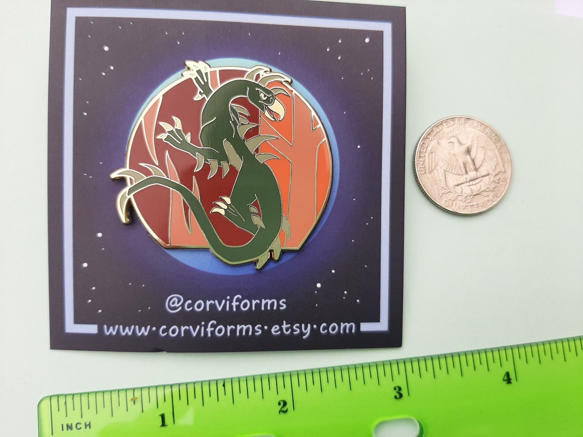Hork-bajir Animorphs Inspired Enamel Pin Green Alien | Etsy