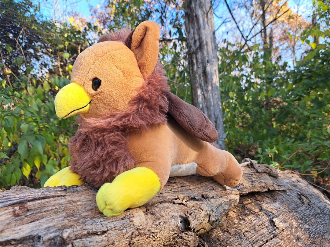 Samson the Gryphon Plushie - Cute Soft Fantasy Griffin Stuffed Animal ...
