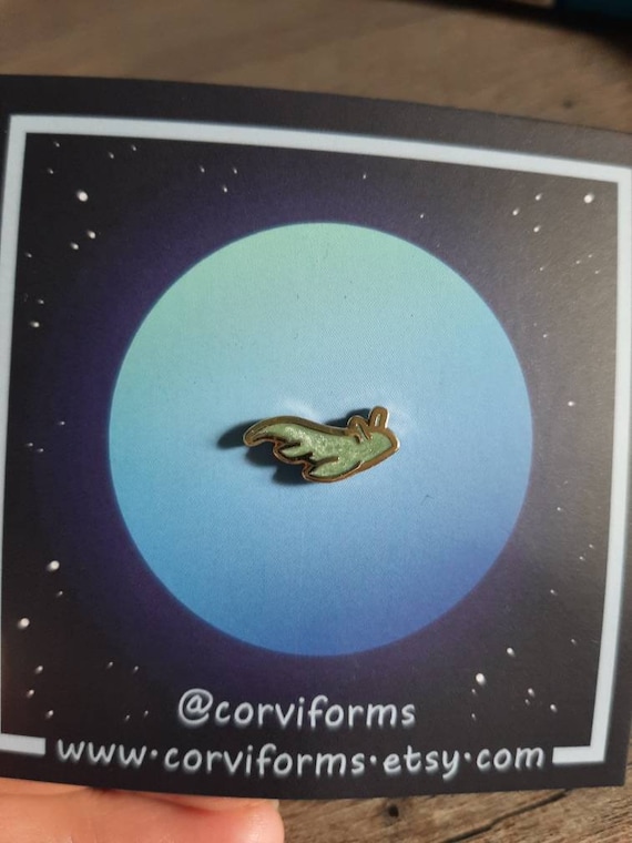 Yeerk Slug Micro-pin Hard Enamel Pin Swirled Green - Etsy