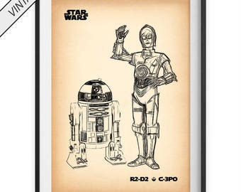 R2d2 blueprint | Etsy