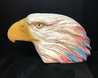 Carved eagle head | Etsy