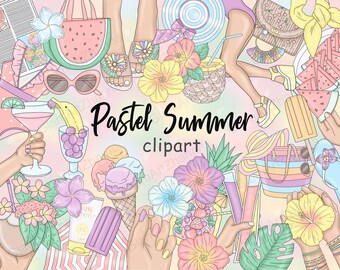 Beach Girl Clip Art | Etsy