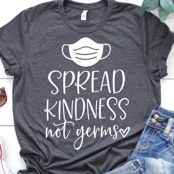 Spread Kindness Not Germs Svg - Etsy