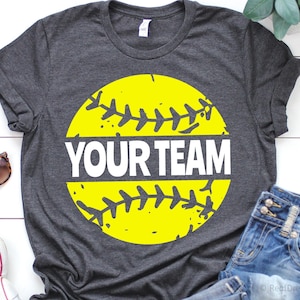 Softball Monogram Frame Svg Softball Team Svg Softball Svg - Etsy