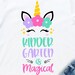 Kindergarten is Magical Svg Girl Kindergarten Unicorn Svg | Etsy
