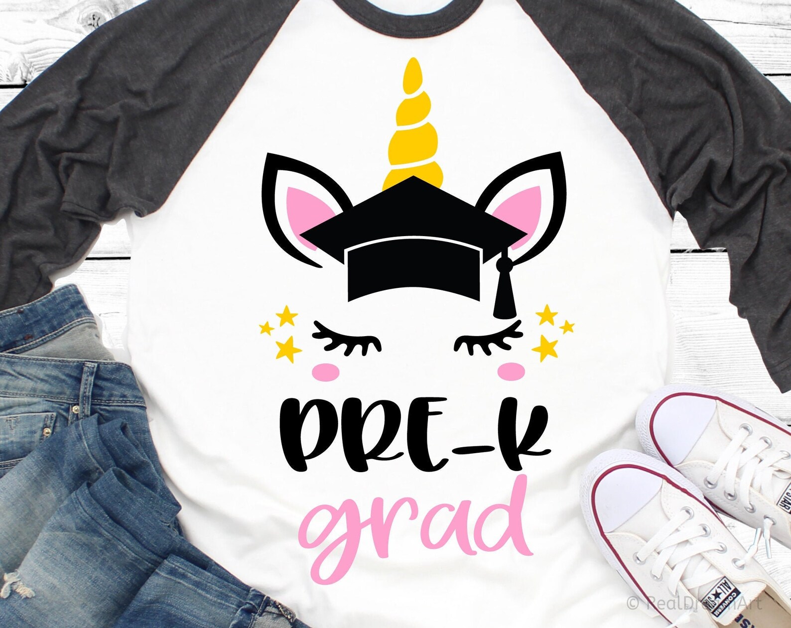 Pre-k Grad Svg Girl Last Day of School Svg Unicorn Face Svg - Etsy