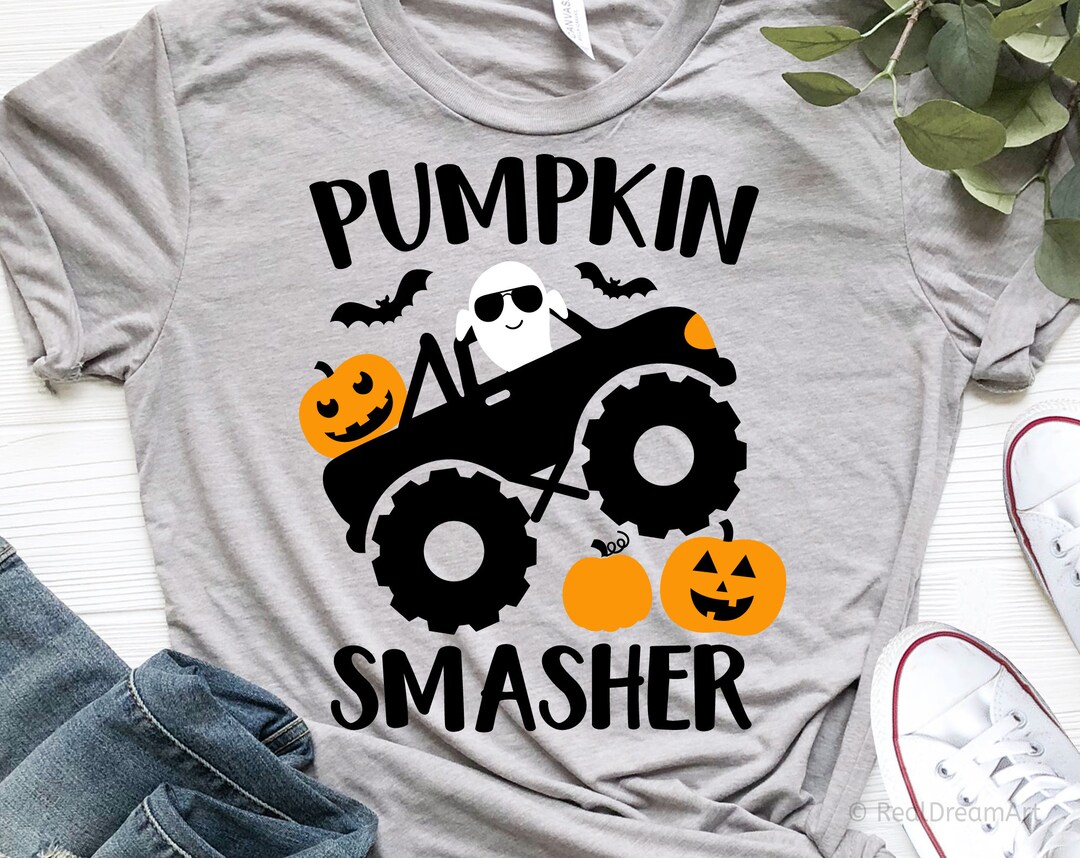 Pumpkin Smasher Svg, Halloween Truck Svg, Funny Kids Halloween, Pumpkin ...