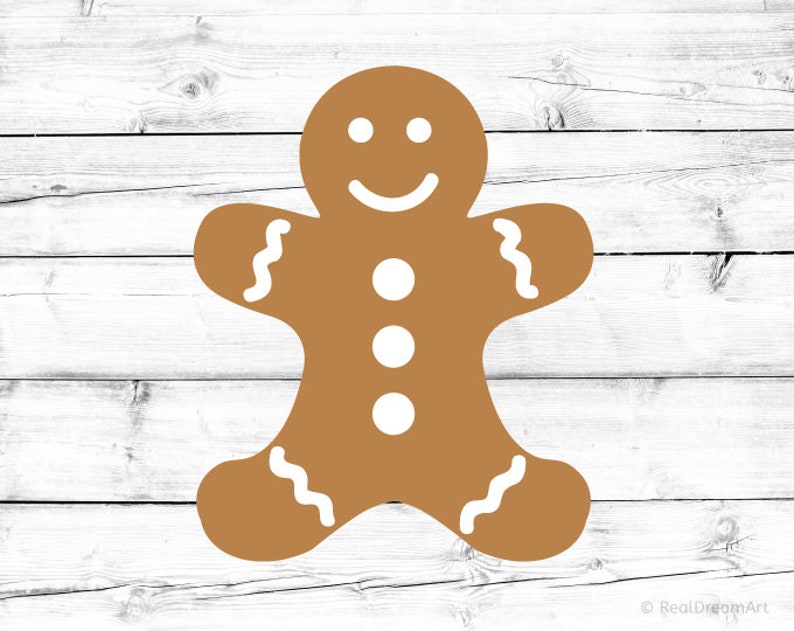 Ginger Man Svg Gingerbread Svg Christmas Svg Gingerbread | Etsy