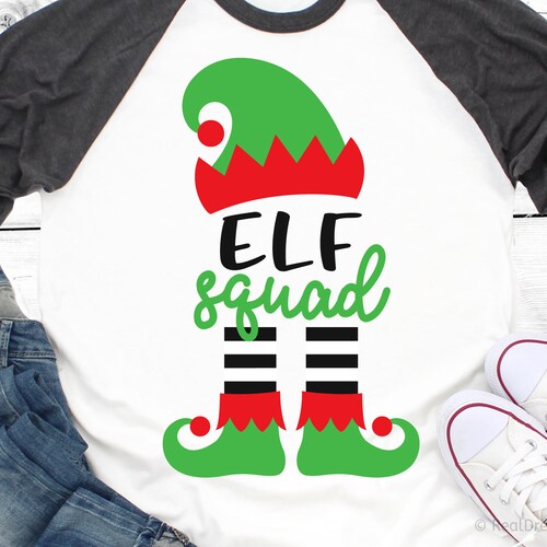 Elf Squad Svg Christmas Svg Kids Christmas Svg Elf Shirt - Etsy