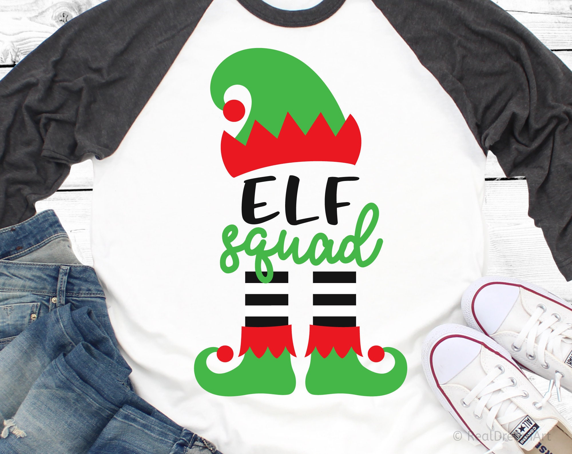 Elf Squad Svg Christmas Svg Kids Christmas Svg Elf Shirt | Etsy