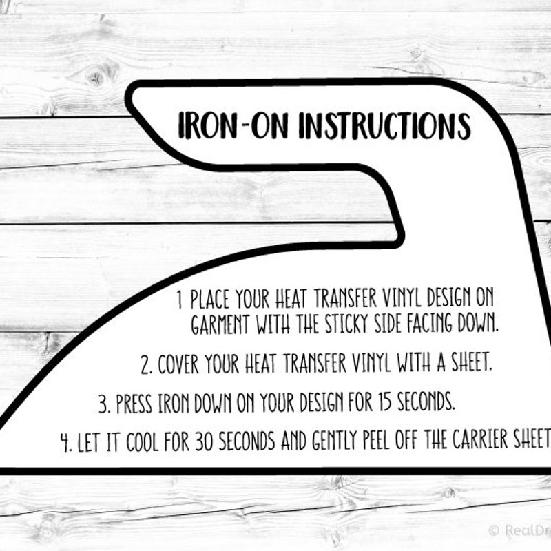 Custom Iron on Transfer - Etsy