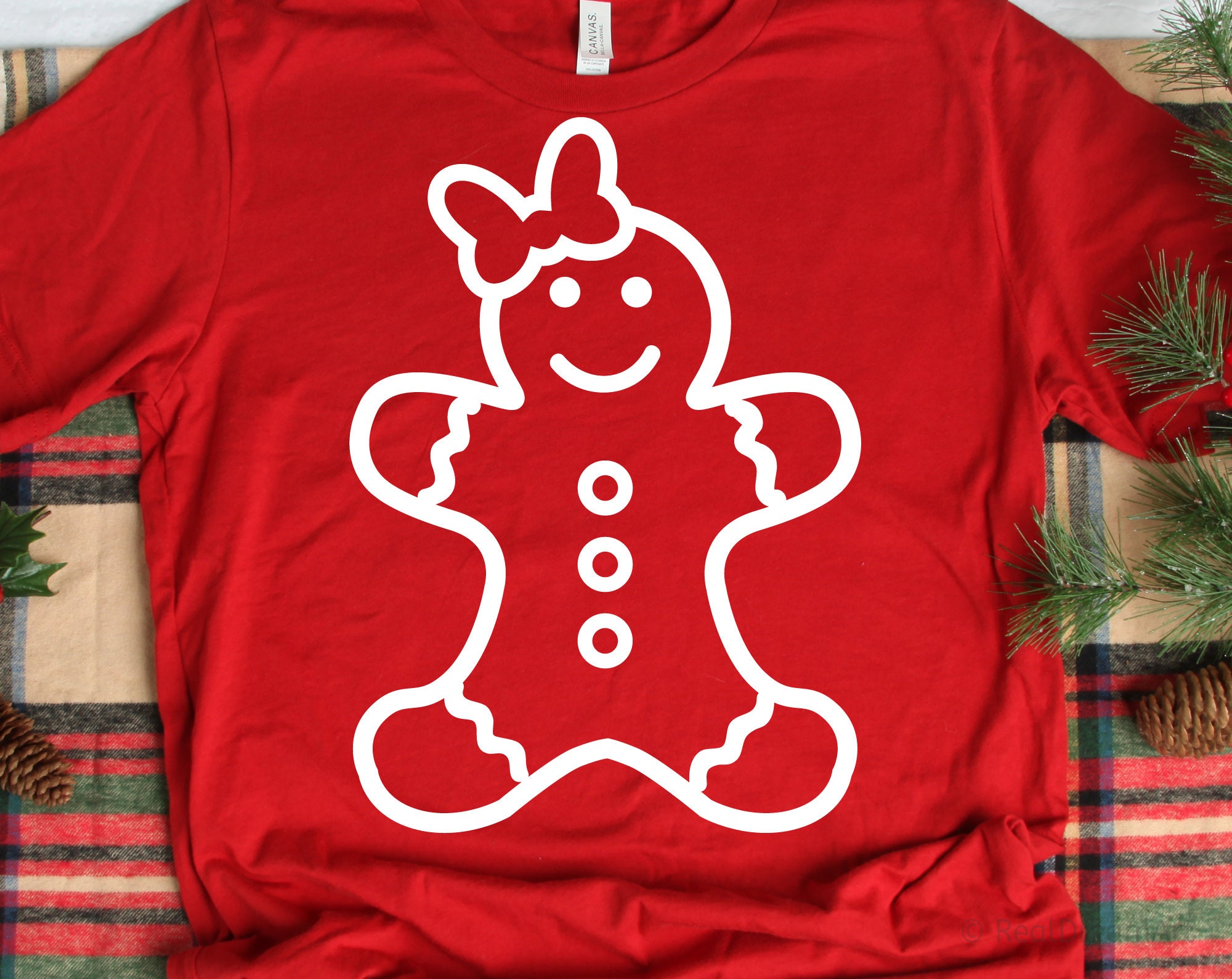 Gingerbread Man Svg Christmas Gingerbread Girl Svg Baby Girl | Etsy