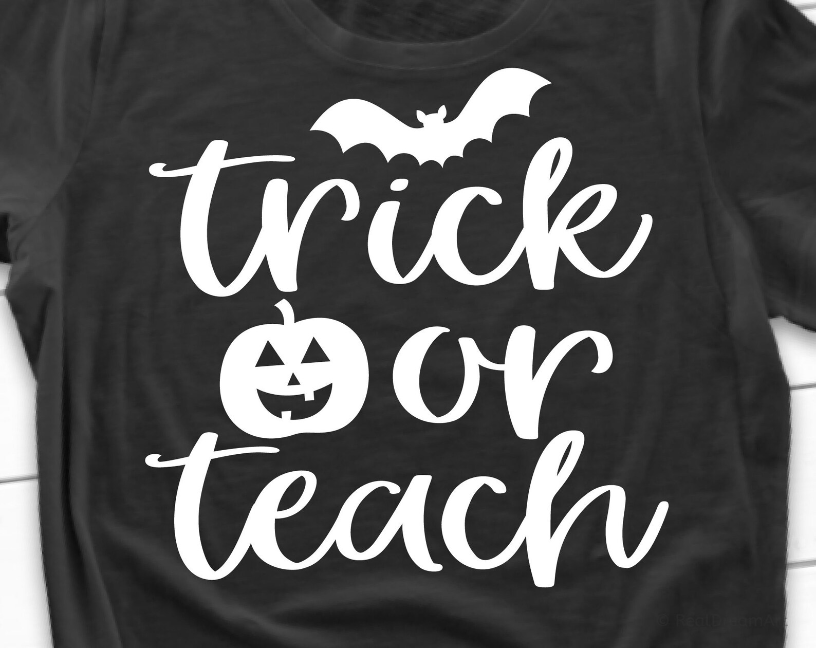 Trick or Teach Svg Trick or Treat Svg Teacher Halloween Svg | Etsy