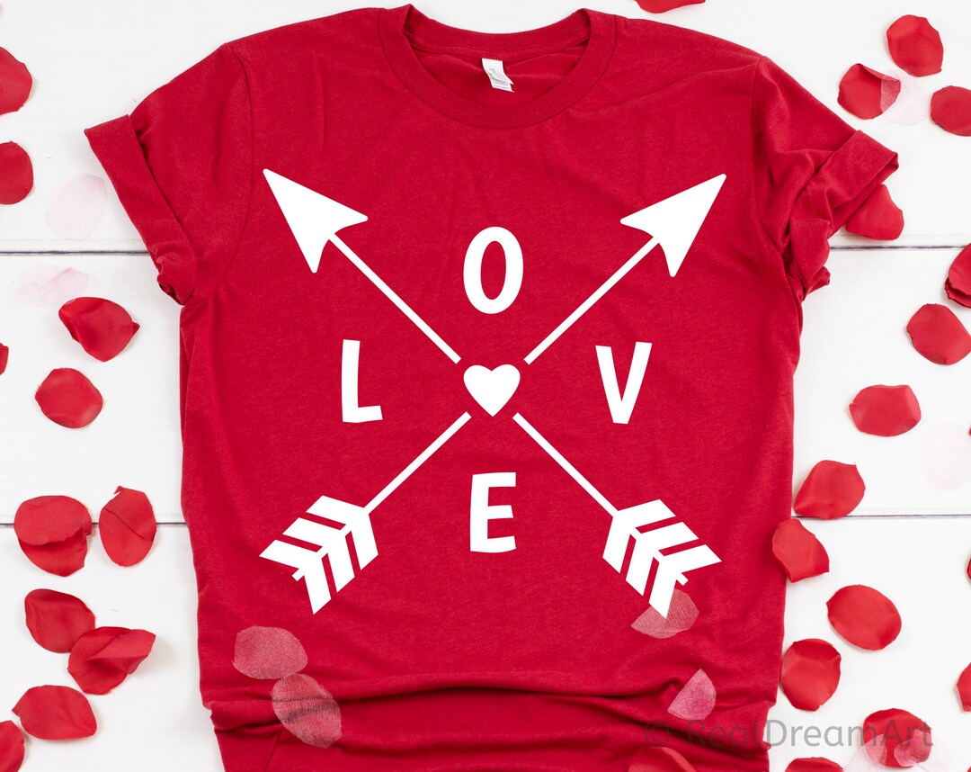 Tribal Love Svg Boho Arrows Hearts Valentine’s Day Shirt Kids Svg ...
